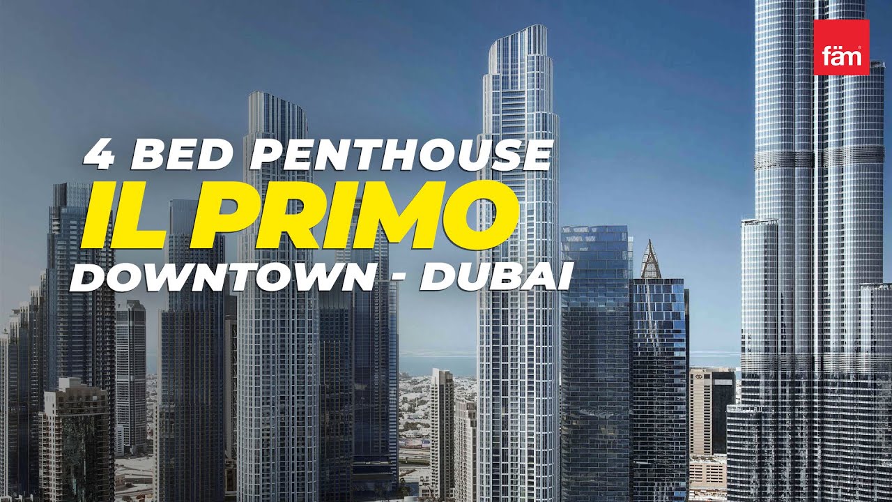 Stunning 4 Bed Apartment in Il Primo, Downtown - Dubai - YouTube