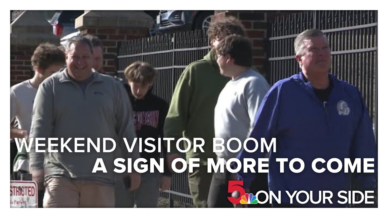 Tourism leaders: Weekend visitor boom is a sign of more to come - YouTube
