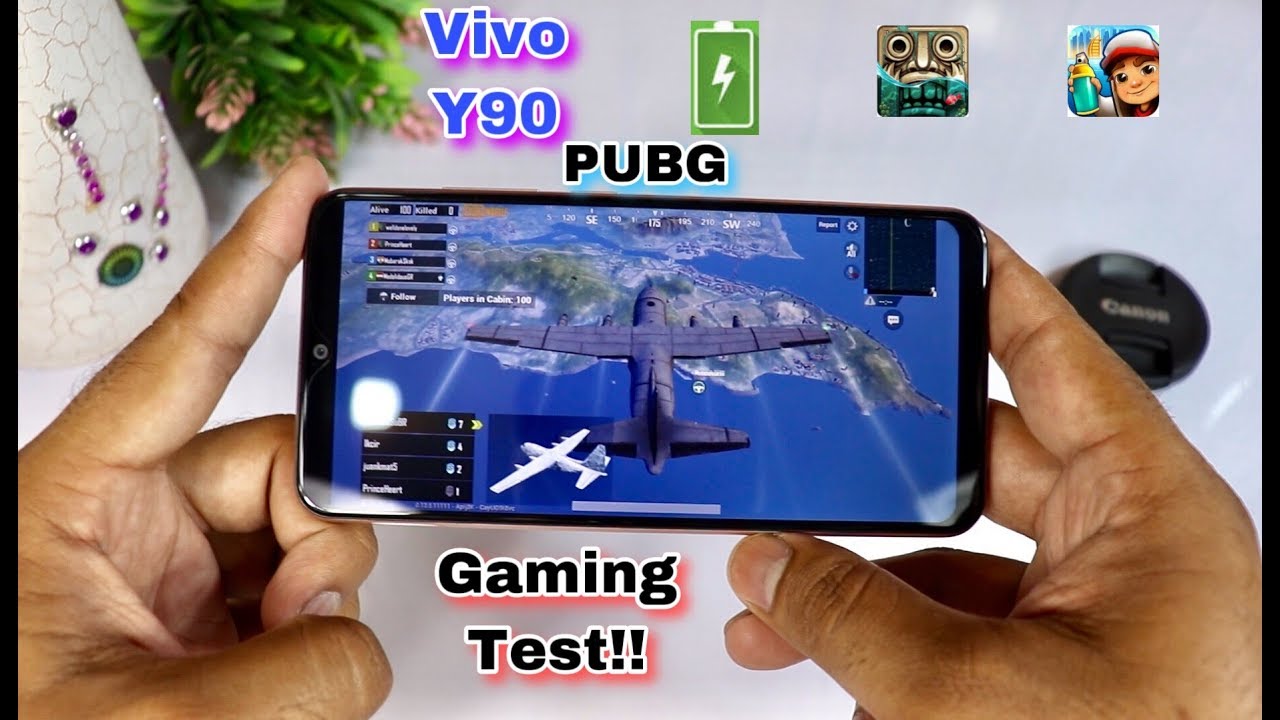 Vivo Y90 Game Test - PUBG Test!! & More Battery Test, Heat Test!! - YouTube