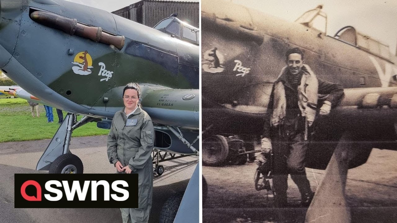Aussie woman flies in her late grandfather's restored WW2 RAF plane ...