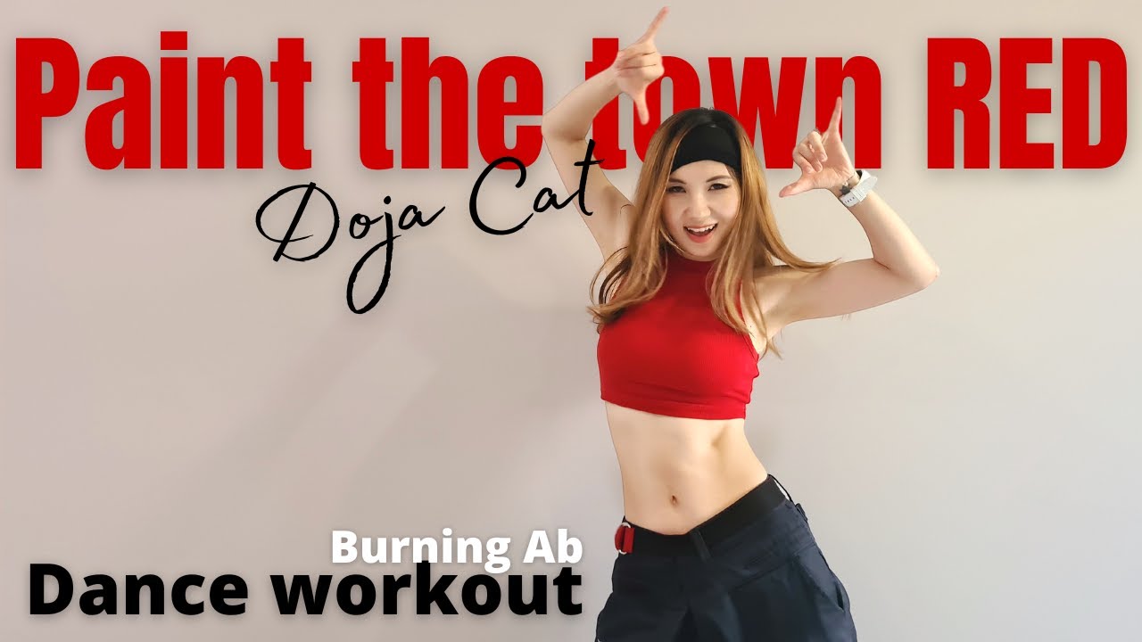 [Beginner] 3MIN Doja Cat "Paint the town red" Burn Belly fat gained ...