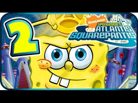 SpongeBob Atlantis SquarePantis Walkthrough Part 2 (PS2, Wii) ☼ Level 2 ...
