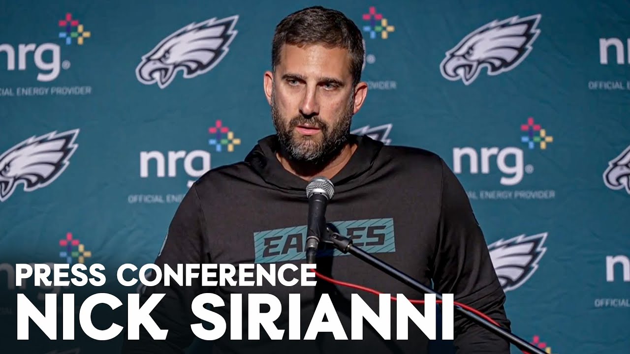 Postgame Press Conference: Nick Sirianni | Philadelphia Eagles vs New England Patriots - YouTube