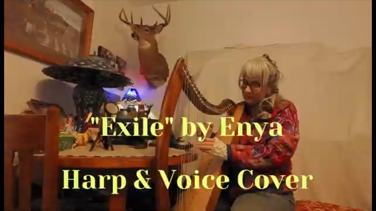 Enya "Exile" Soothing Harp & Voice w/Lisa on Triplett Christina Harp # ...
