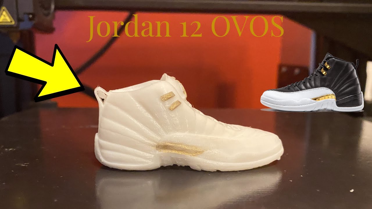 3D Printing Air Jordan OVO 12s (Time Lapse) (Drake) - YouTube