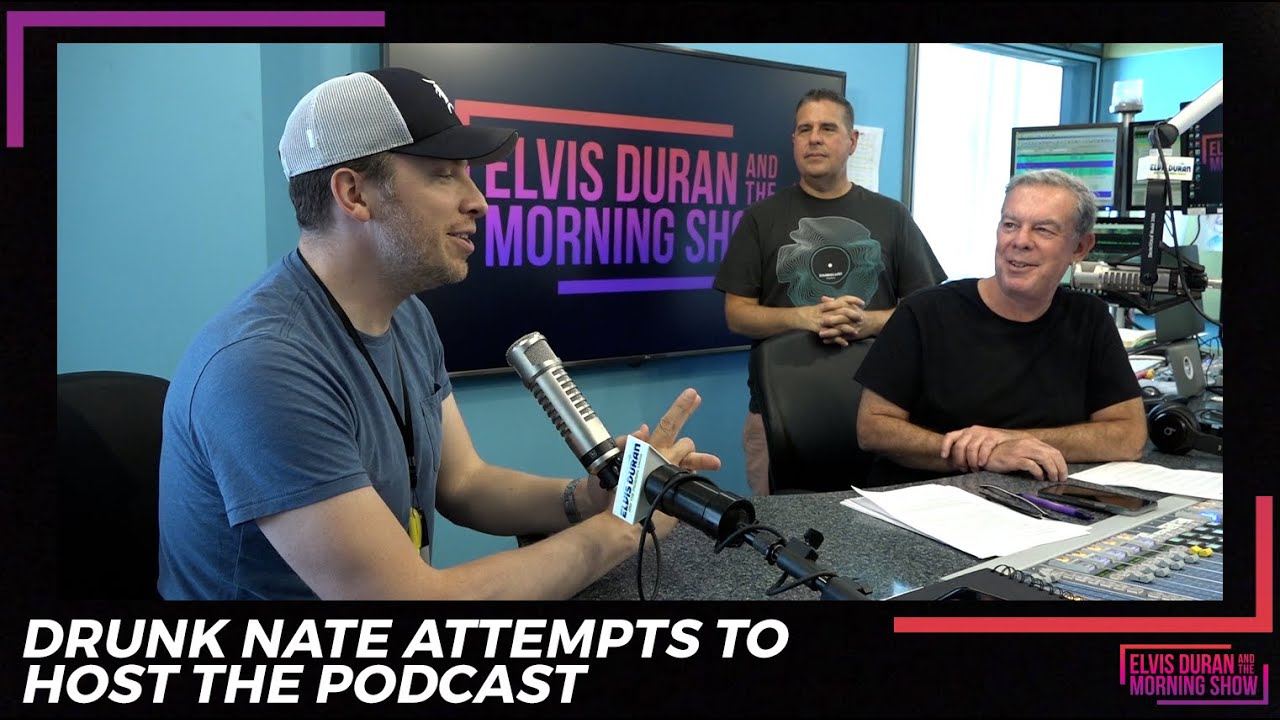 Drunk Nate Attempts To Host The Podcast | 15 Minute Morning Show - YouTube