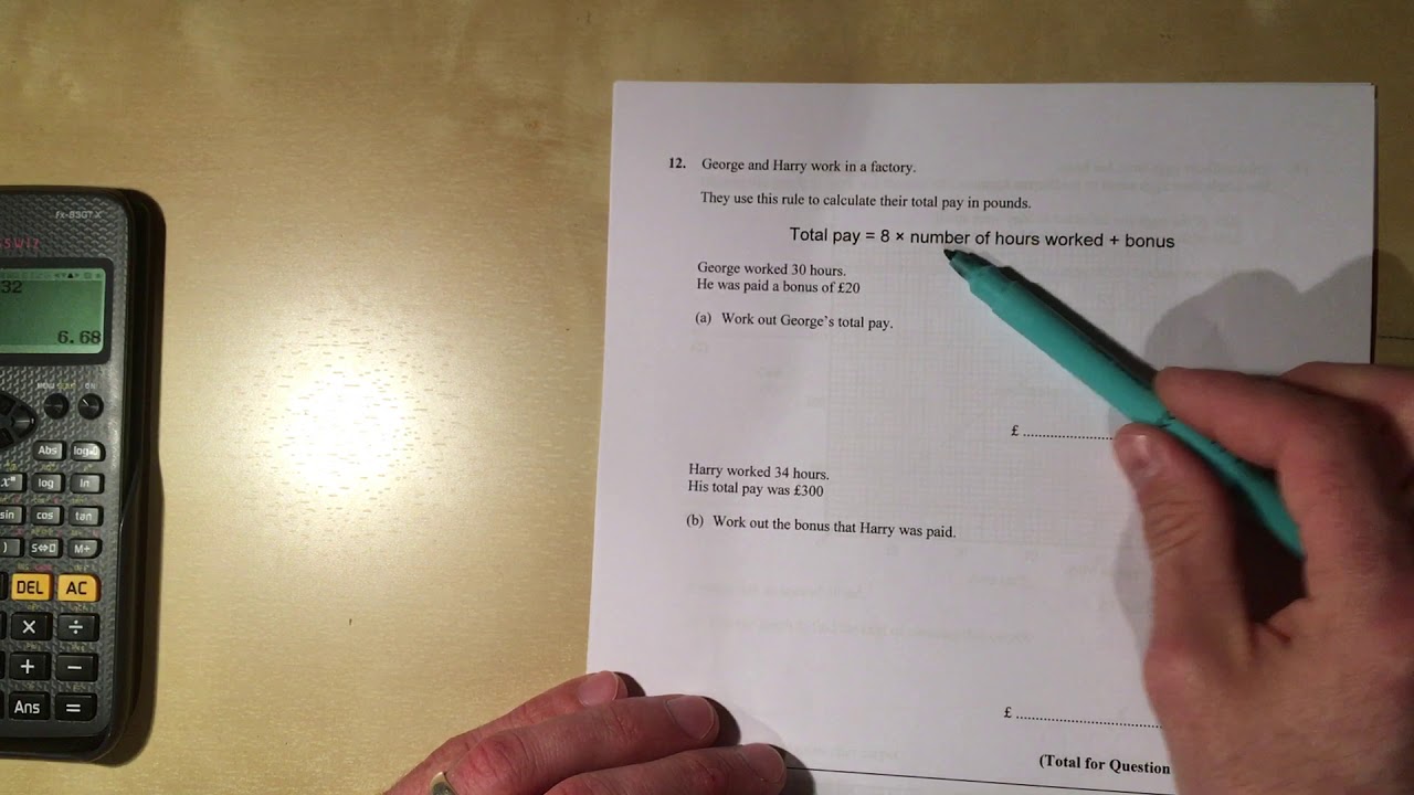 Paper 2 calc - YouTube