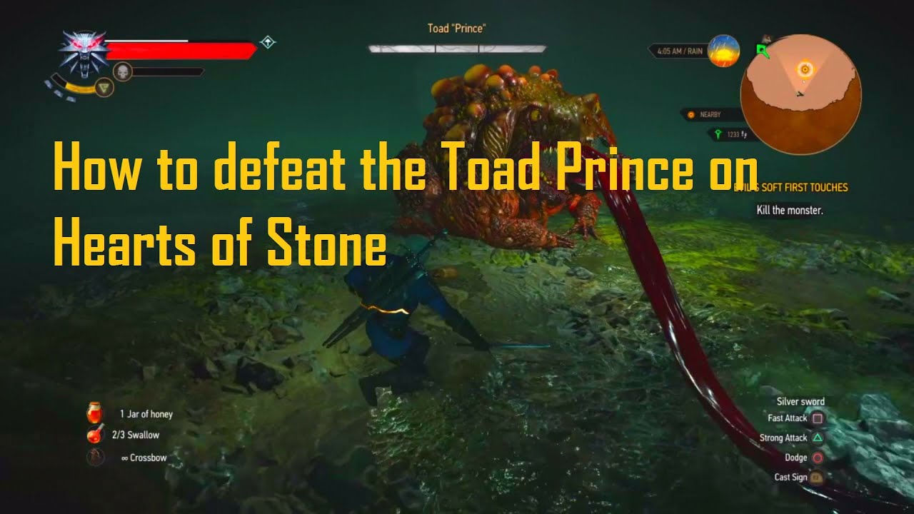 How to defeat the Toad Prince on Hearts of Stone NEW - YouTube