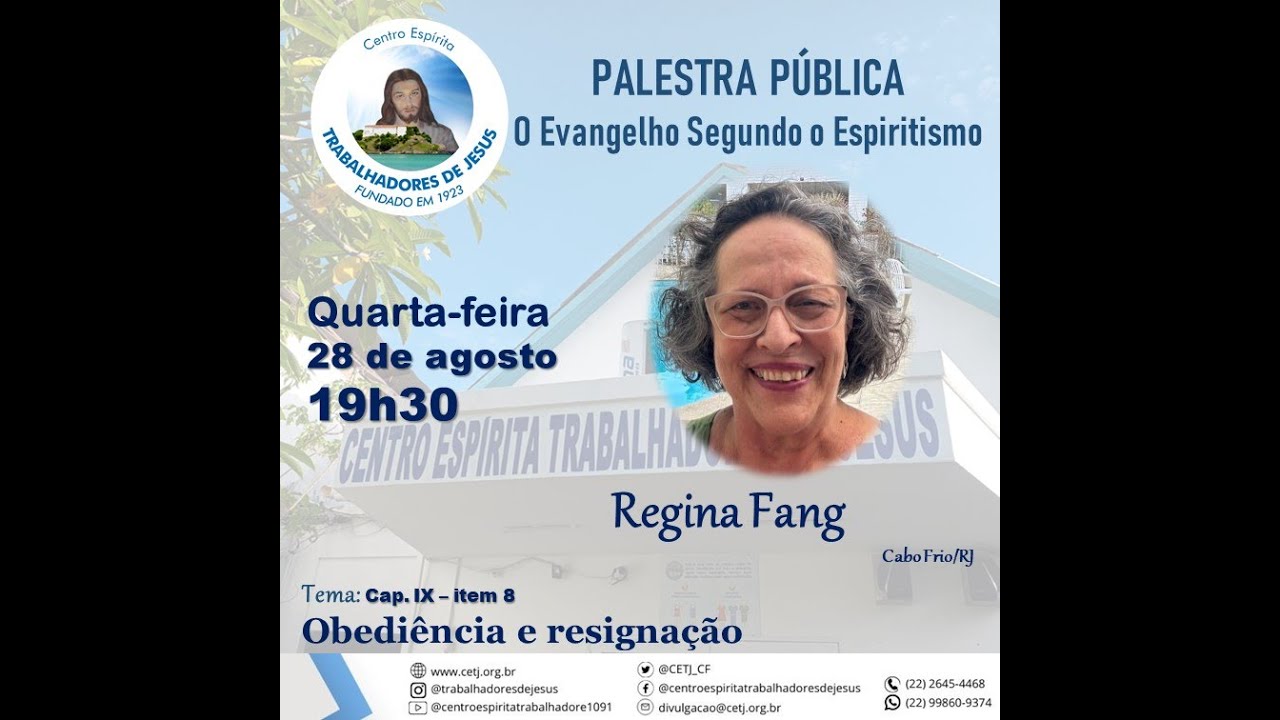 OBEDIÊNCIA E RESIGNAÇÃO, com Regina Fang - YouTube