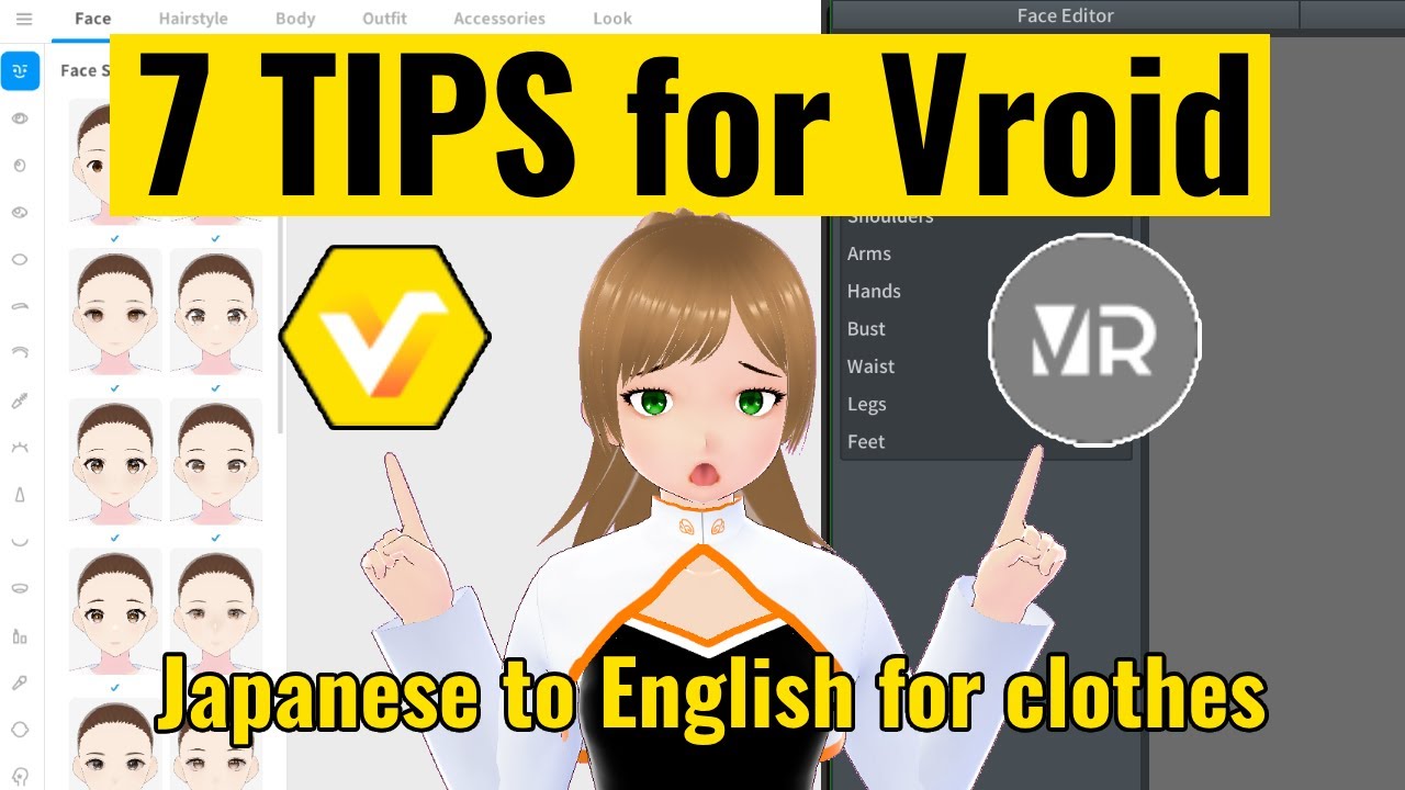 These TIPS will save you HOURS in Vroid - Tips & Tricks Vtuber - YouTube