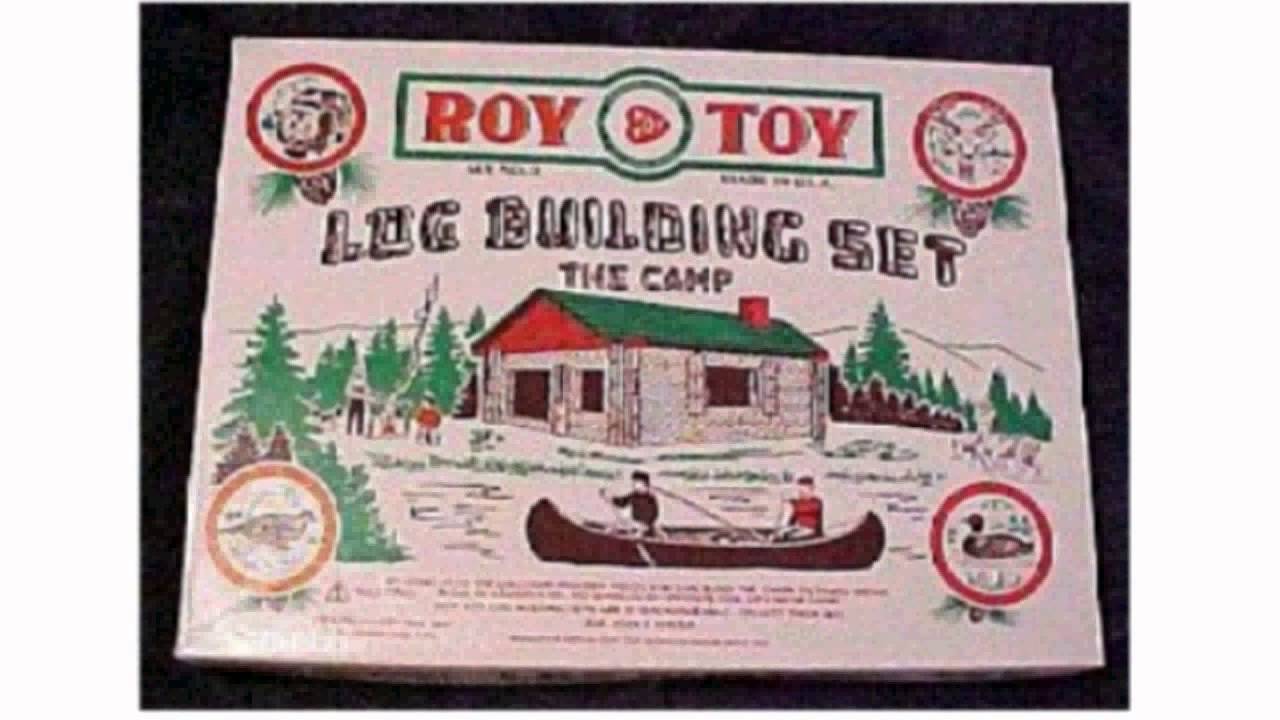 Roy Toy Log Building Set No. 3 The Camp (Toy) - YouTube