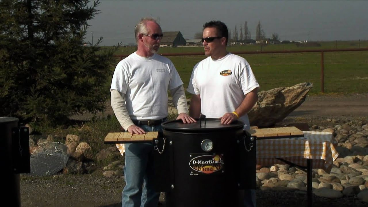 Introducing the New D-Meat Barrel Smoker! Part 2 - YouTube