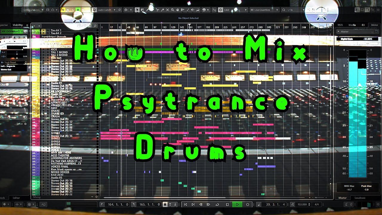 WorkFlow - Del Torto - Psychedelic Music Production - Trk 2 Pt 10 - How to Mix Psytrance Drums ...