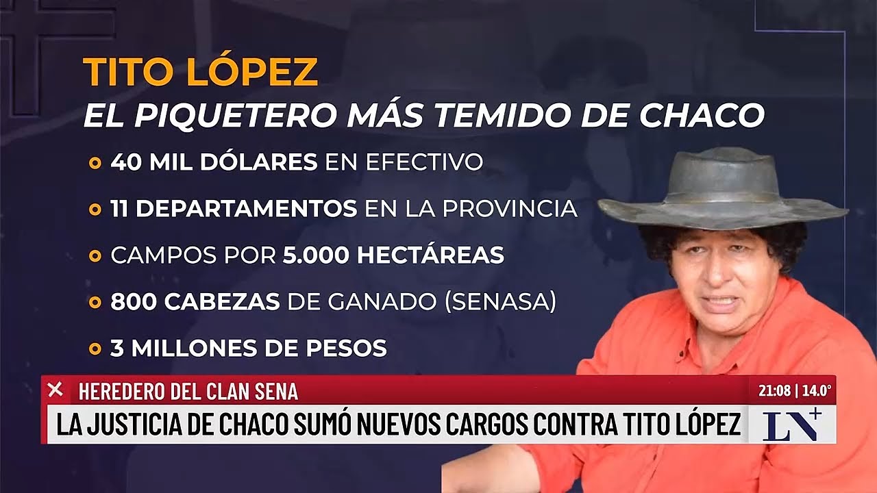 Tito López: el piquetero más temido de chaco - YouTube