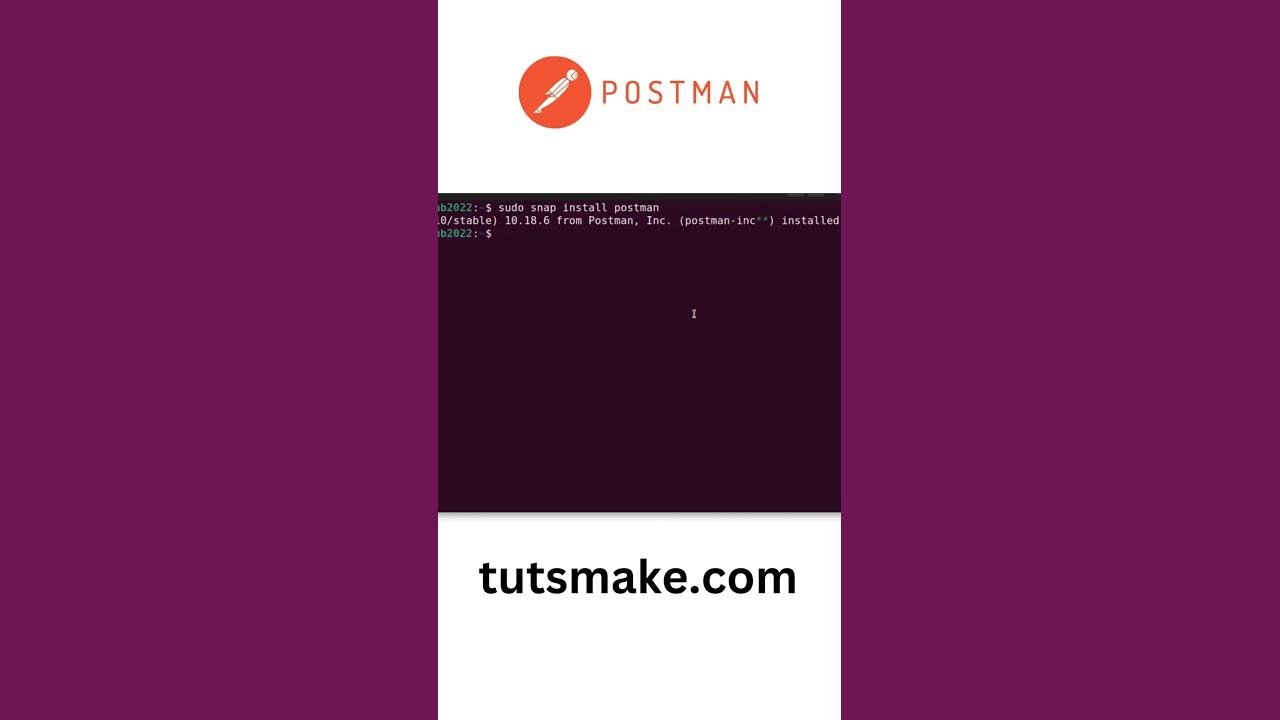 Install Postman Ubuntu #command #install #postman #ubuntu #ubuntu22 #linux #commandline # ...