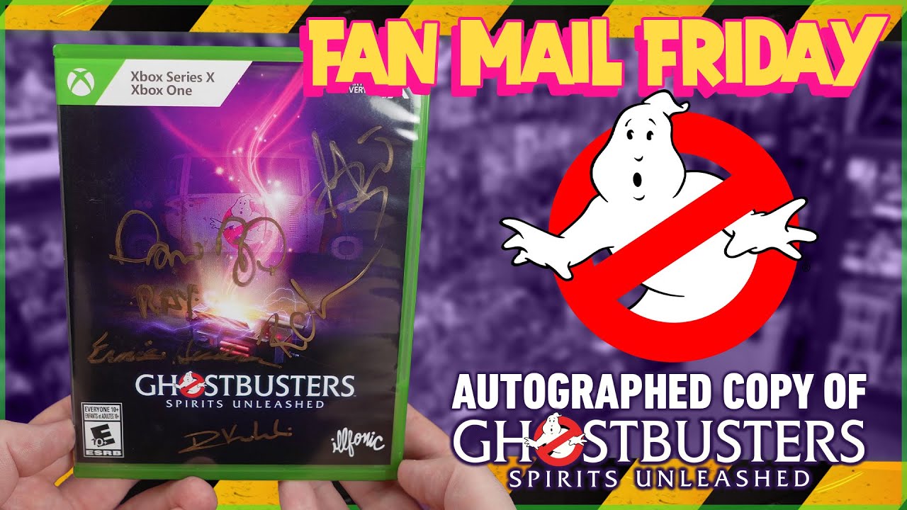 Autographed copy of Ghostbusters: Spirits Unleashed + more | FAN MAIL ...