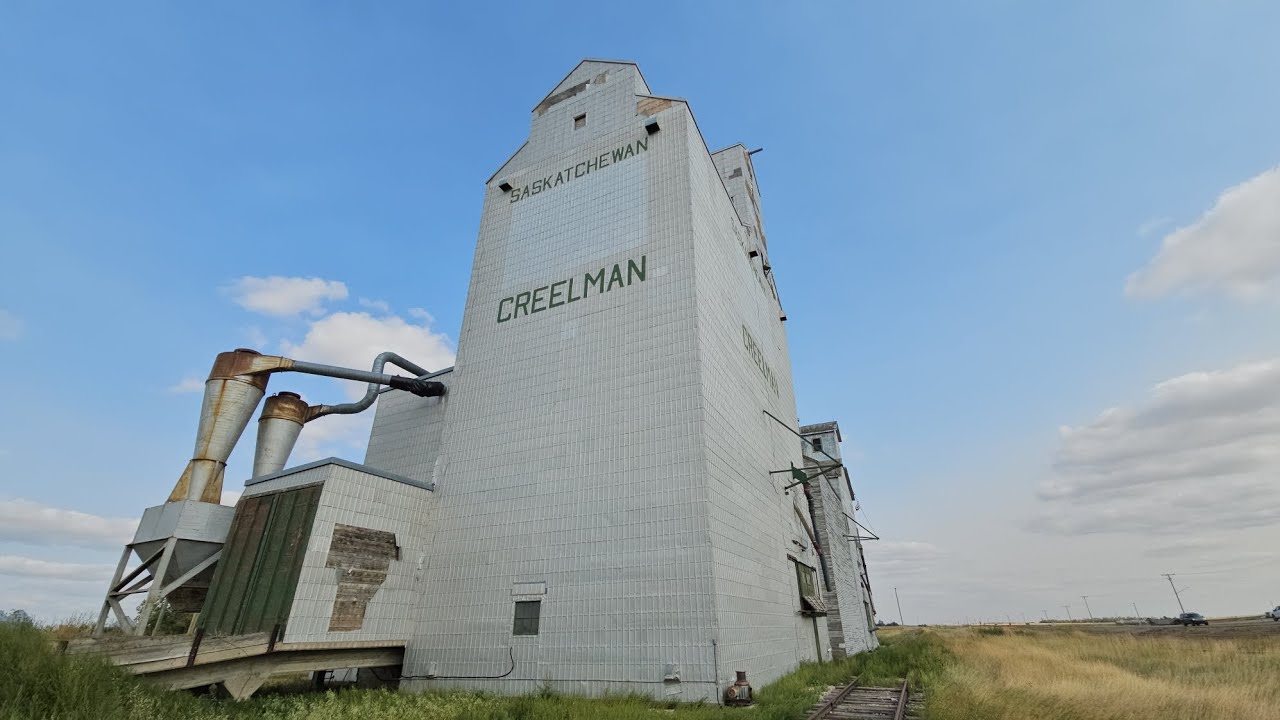 Creelman , Saskatchewan Grain Elevator - YouTube