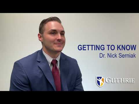 Get to know Dr. Nicholas Serniak from Guthrie General Surgery - YouTube