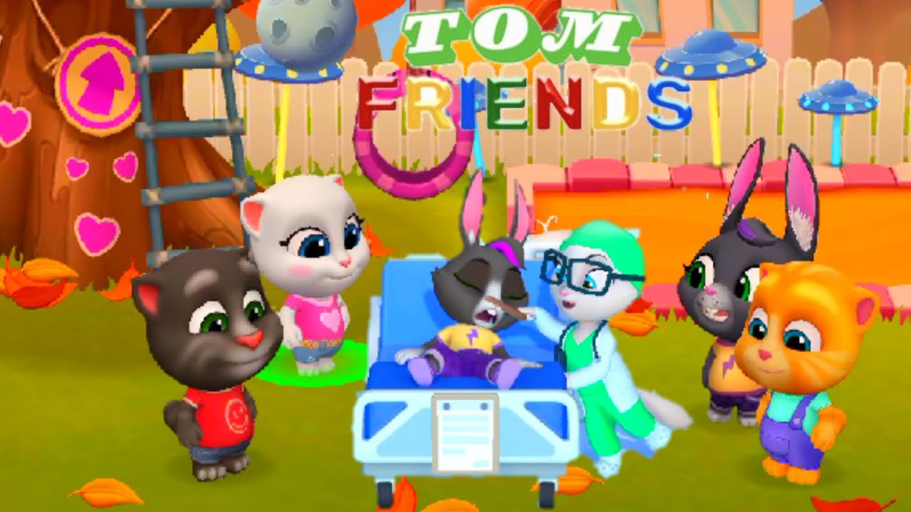 R.I.P Becca My Talking Tom friends cartoon gameplay - YouTube