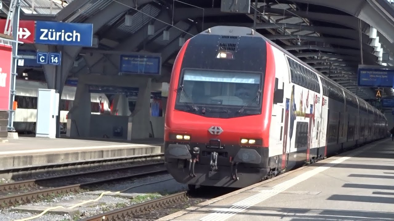 Abfahrt des IC81 nach Interlaken Ost am Zürich HB - YouTube