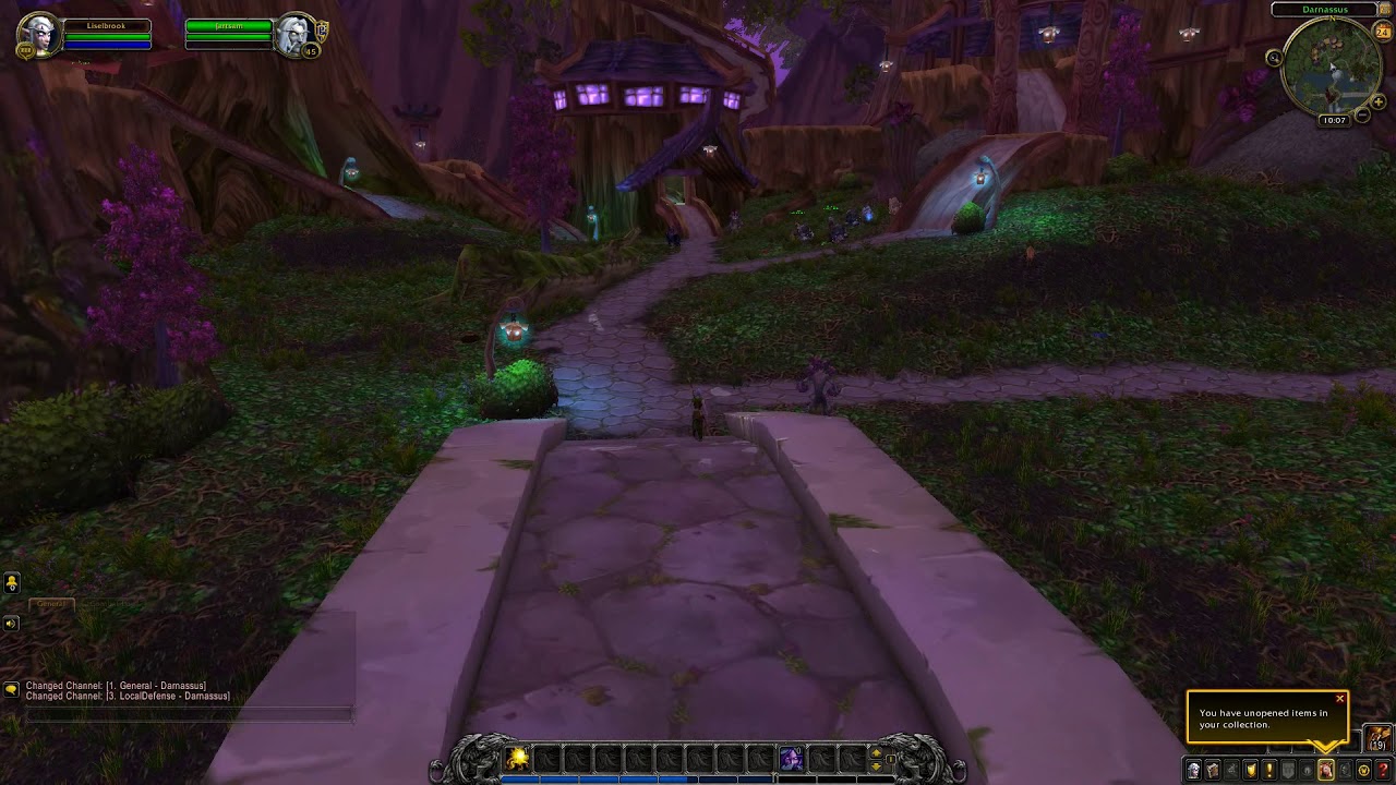 Night Elf Riding Trainer and Mount Vendor Location - YouTube