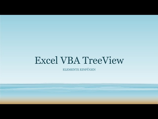 Excel E Vba Utilizando Objeto Treeview Parte Ii Programando O Excel 2955