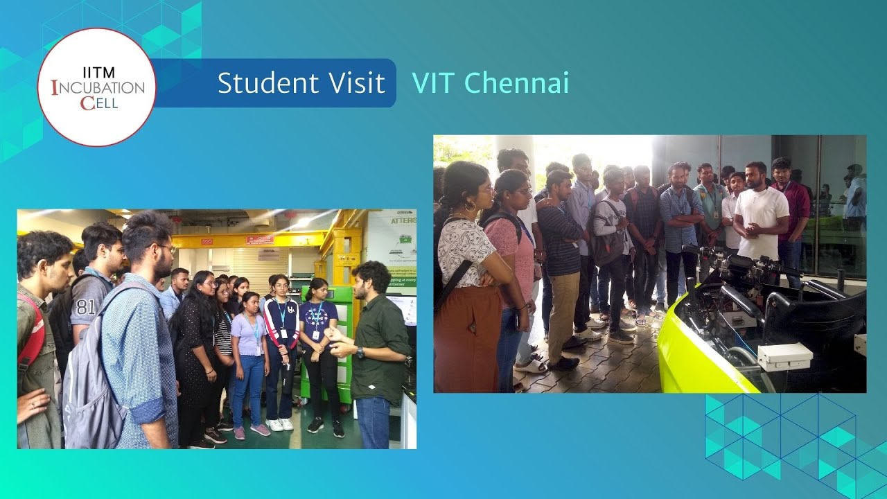 Visit by VIT Chennai students to IITMIC - YouTube