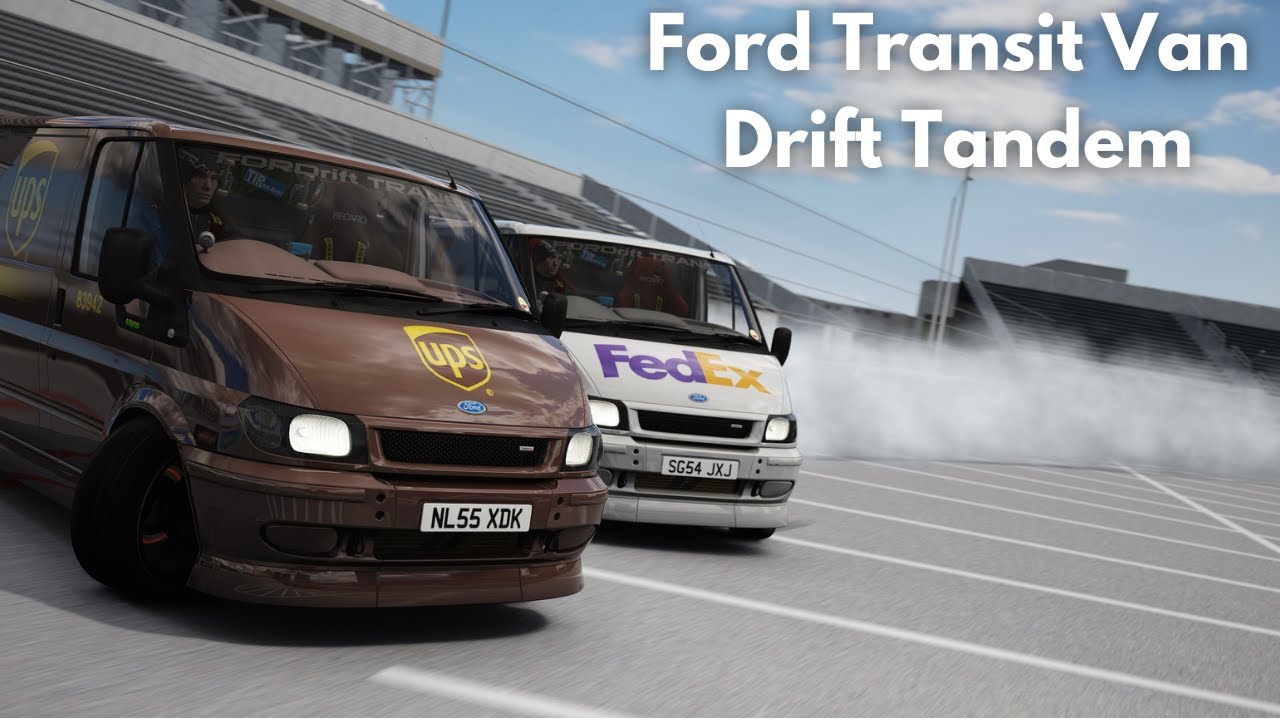 Ford Transit Van Drift Tandem - YouTube