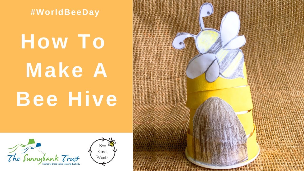 How To Make A Bee Hive - YouTube