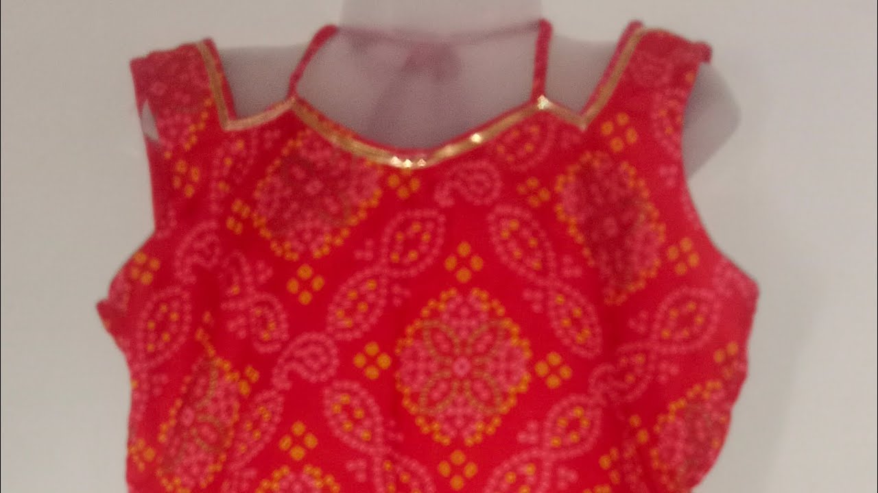 Trending kids kurti with beautiful dori neck design 💖Cute & stylish ...