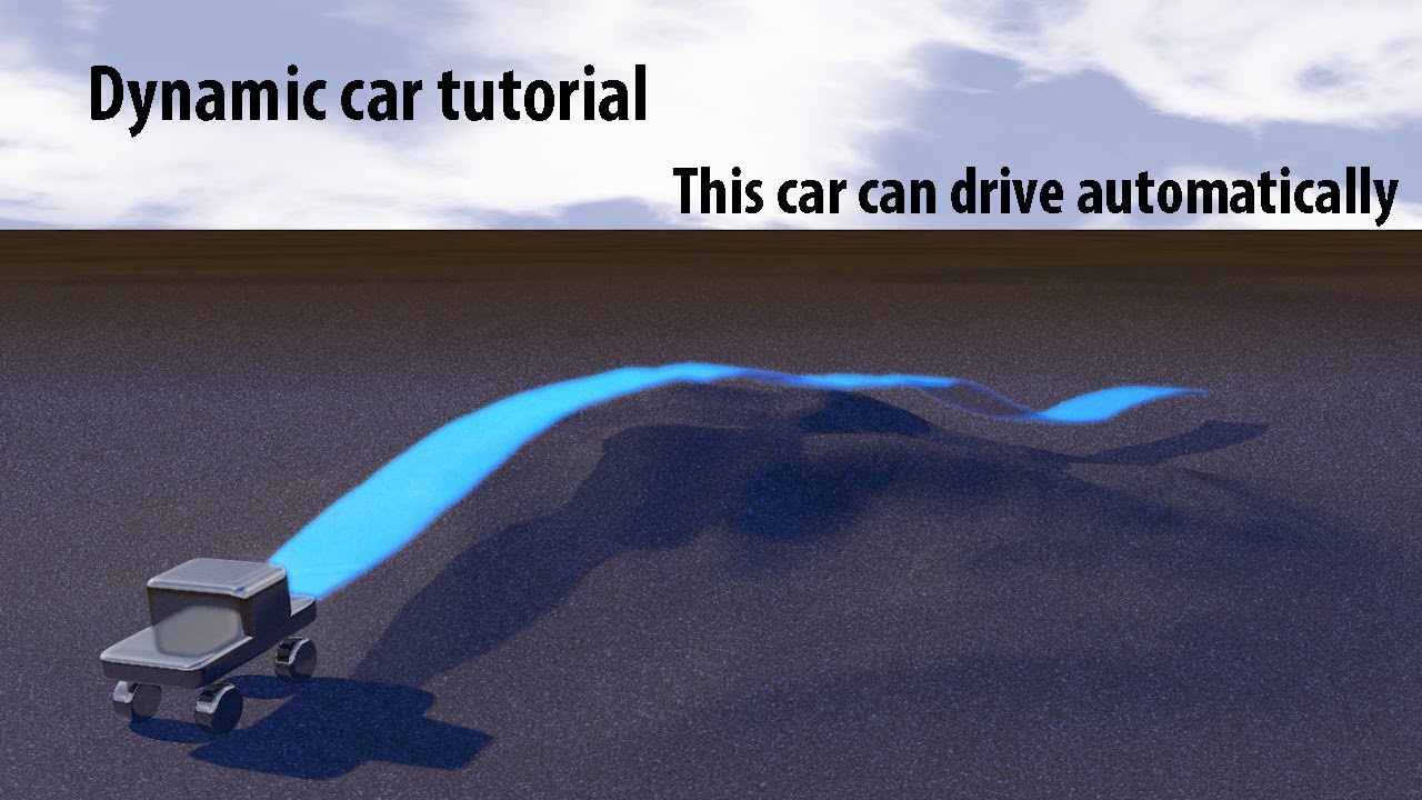 Dynamic car in cinema 4d tutorial - This car can drive automatically ...