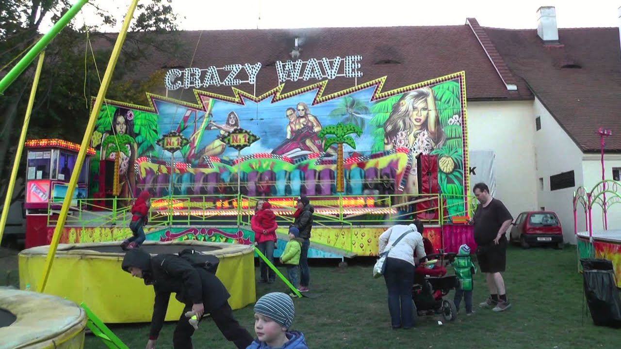 Břevnovské posvícení 2015 - ATRAKCE LAVICE CRAZY WAVE / ATTRACTION ...