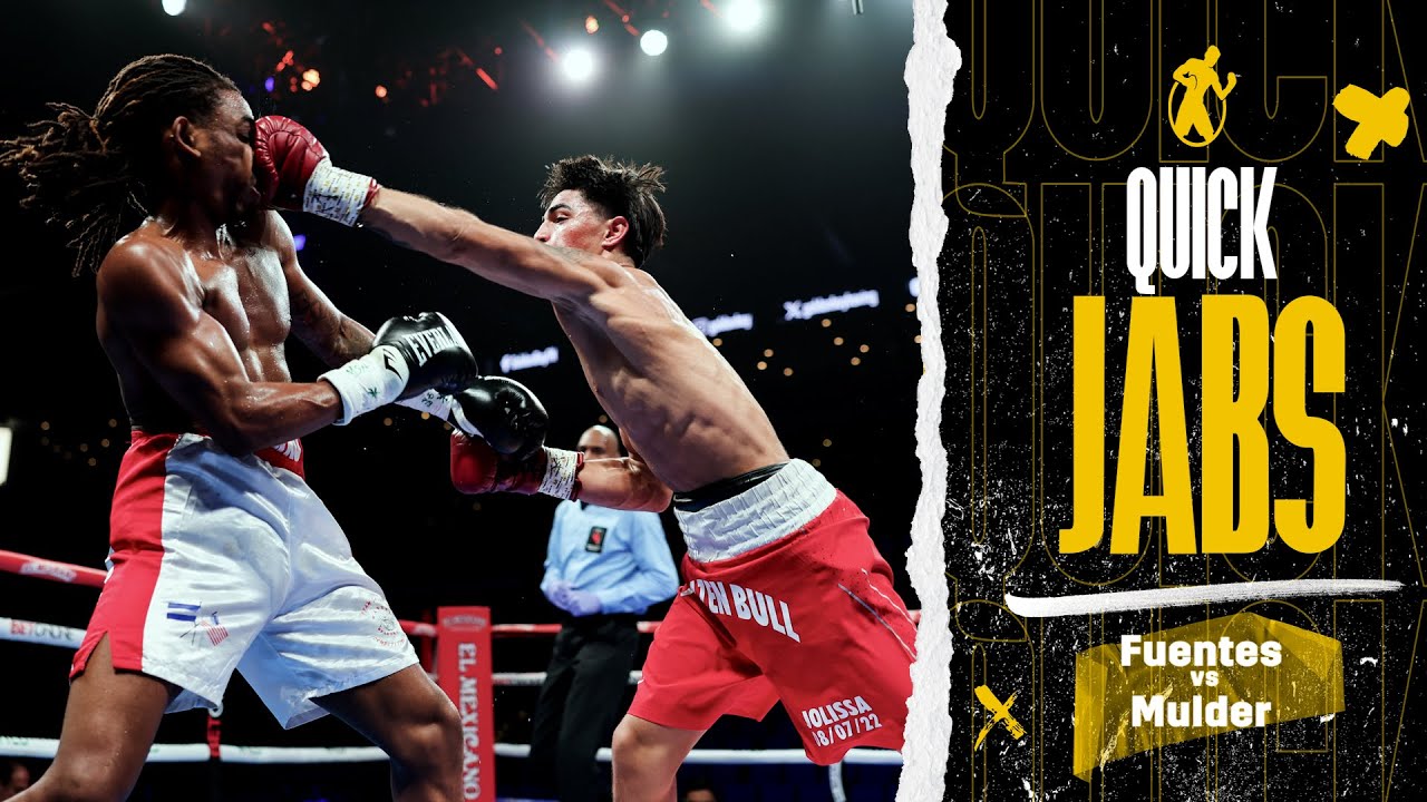 Quick Jabs | Jordan Fuentes vs James Mulder! Fuentes Calm, Cool ...