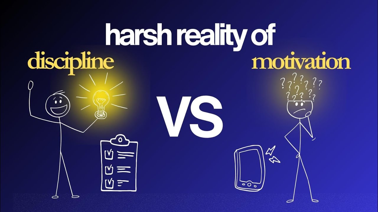 The difference between discipline and motivation - YouTube
