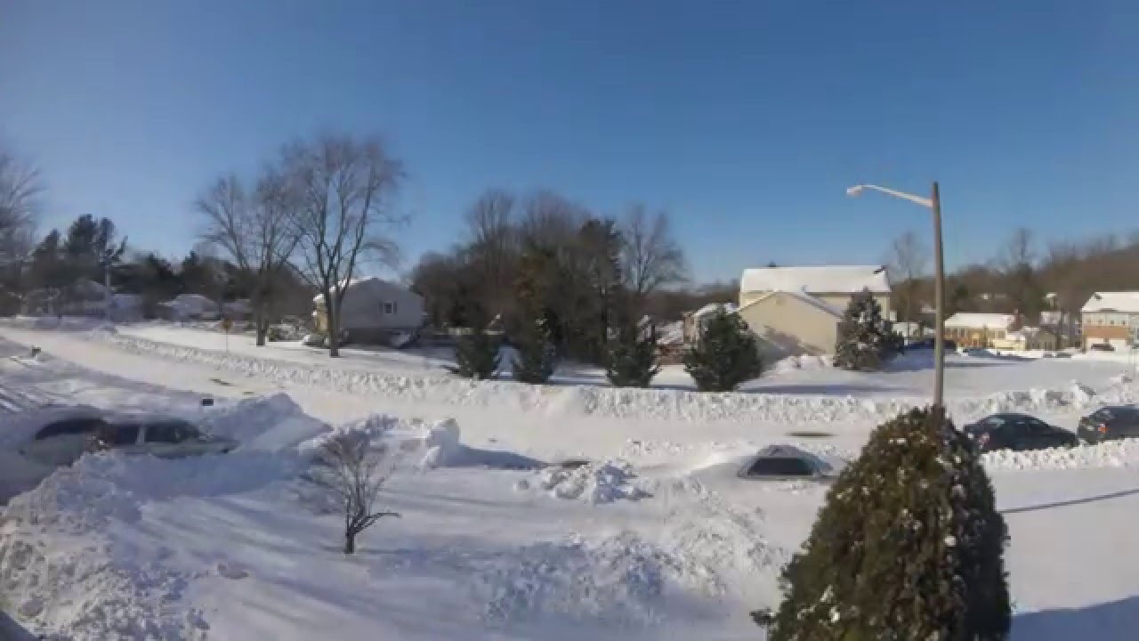 Winter Storm Jonas 2016: 60 Hour Time-lapse, Northern VA Blizzard - YouTube