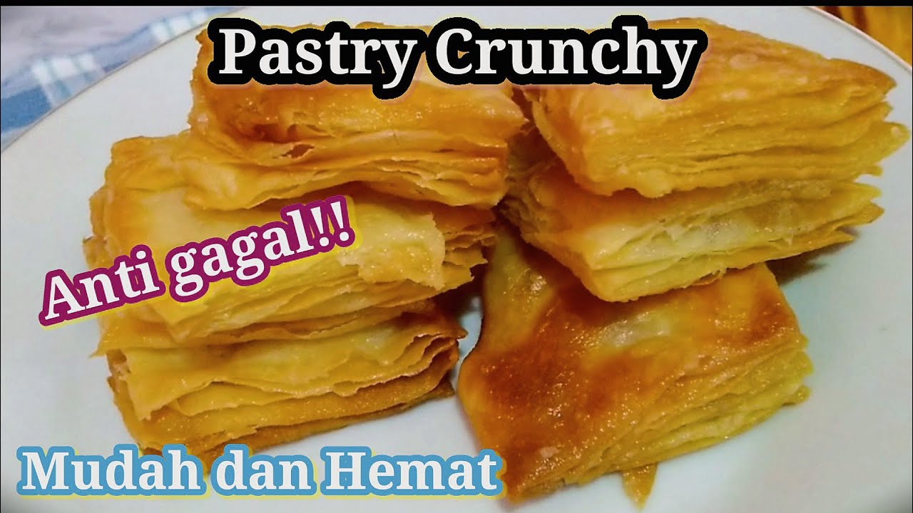 Puff Pastry Crunchy || Bisa Untuk Kulit Bolen dan Isian Roti Bakar ...
