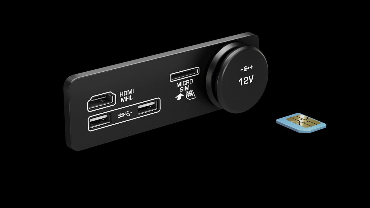 How to | InControl Touch Pro: How to insert your SIM card - YouTube