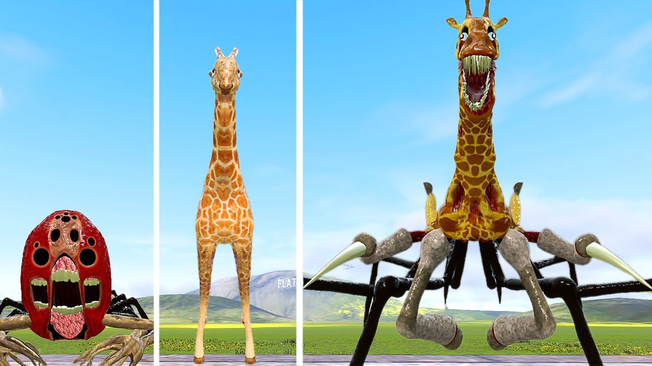 MOST OF EVOLUTION GIRAFFE ZOOCHOSIS MONSTERS In Garry's Mod - YouTube