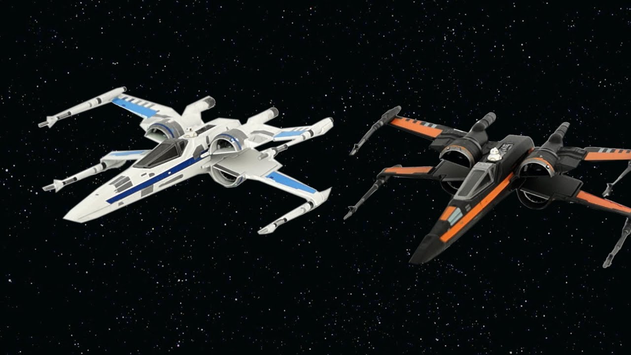 Star Wars: The Force Awakens Poe's X-Wing & Resistance X-Wing Disney ...