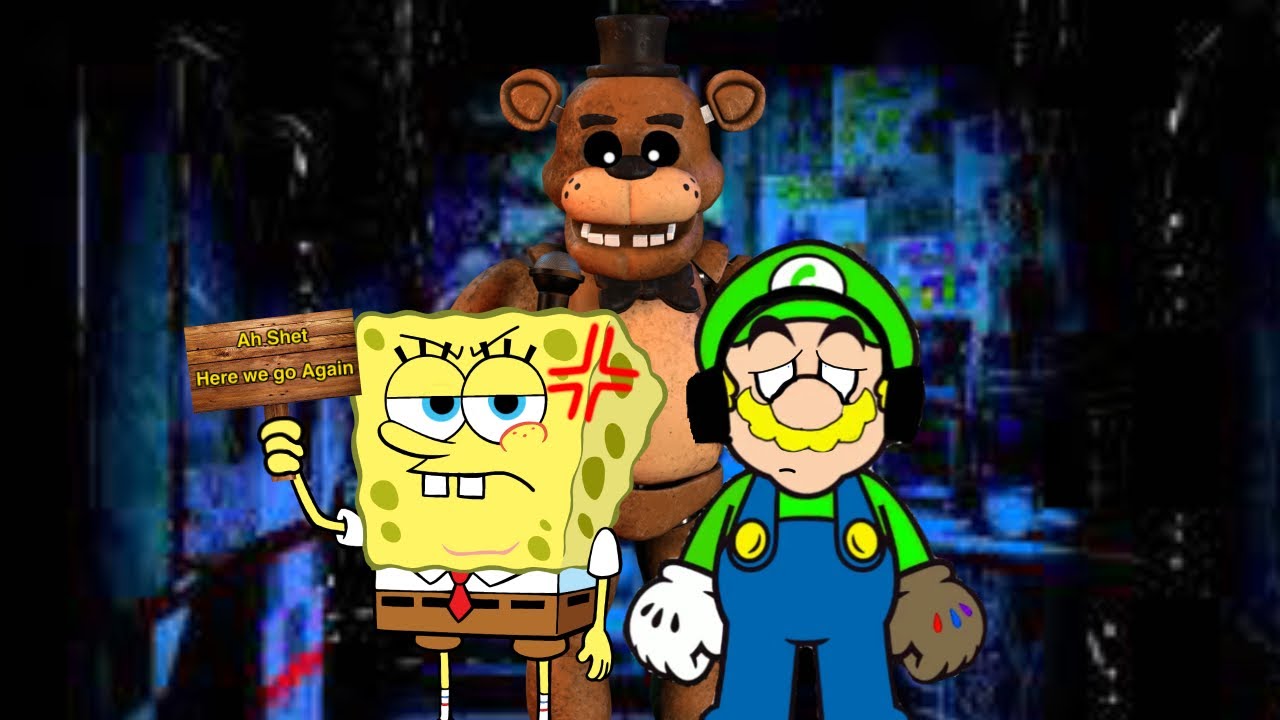 Craig Plays Spongebob Night at Freddy’s Origins | Here We Go Again ...