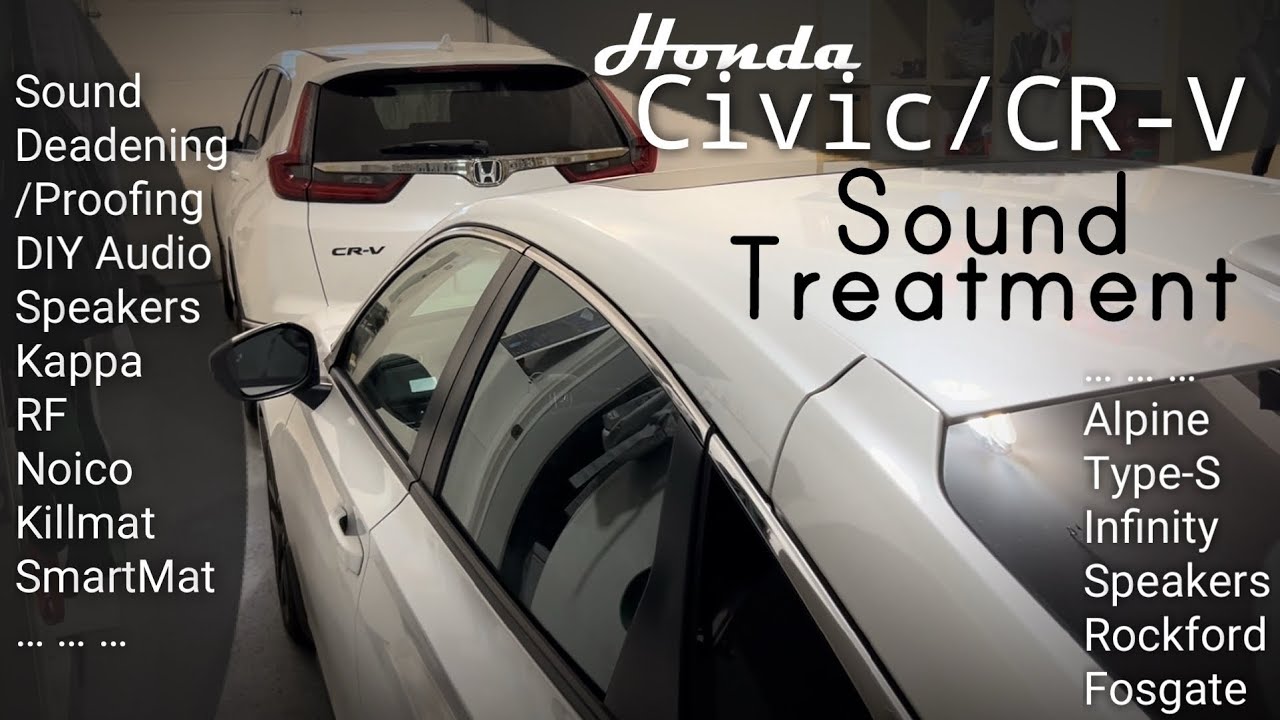 Car Sound Proofing/Treatment on CR-V and Civic - YouTube