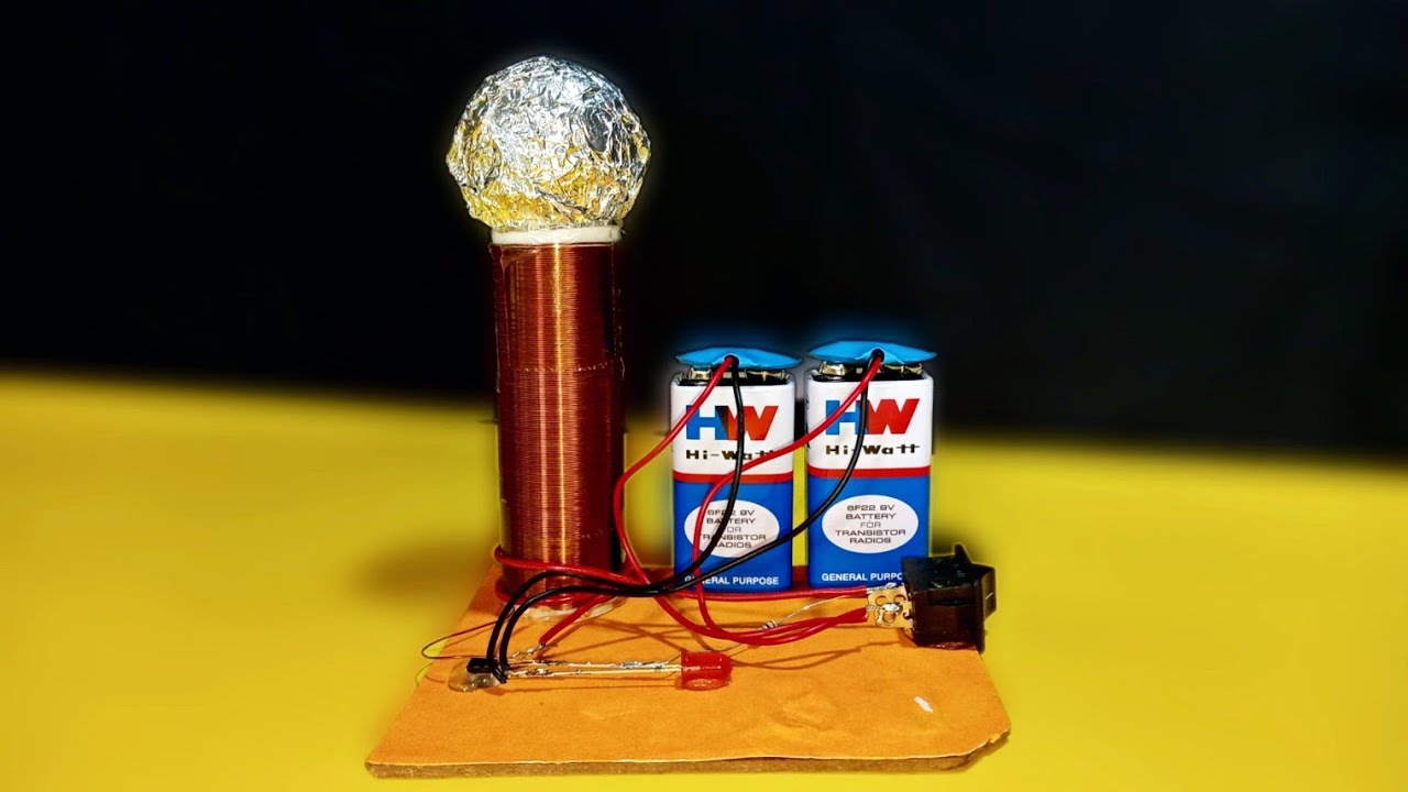 Science Project (Tesla Coil) for Exhibition Working Model, Science ...