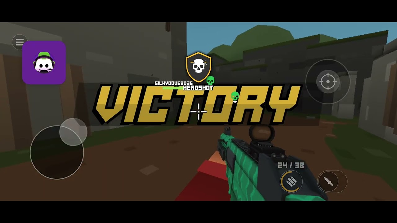 Playing krunker Strike on discord - YouTube