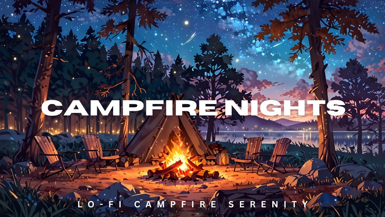 Campfire Nights | Lo-Fi Campfire Serenity - YouTube
