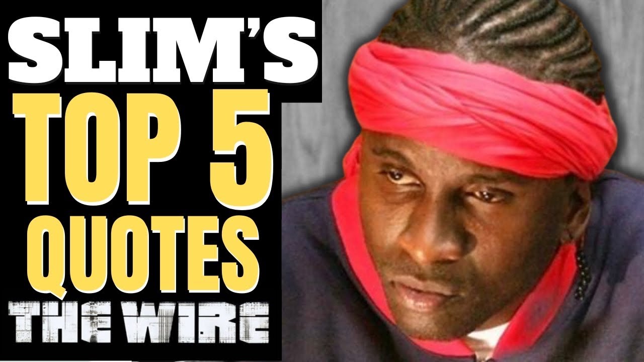 The Wire - Slim Charles Best Quotes, Best of Slim Charles - YouTube