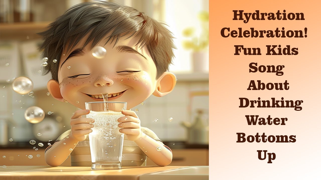🌞 Hydration Celebration! 🥤 Fun Kids Song about Drinking Water | Bottoms ...