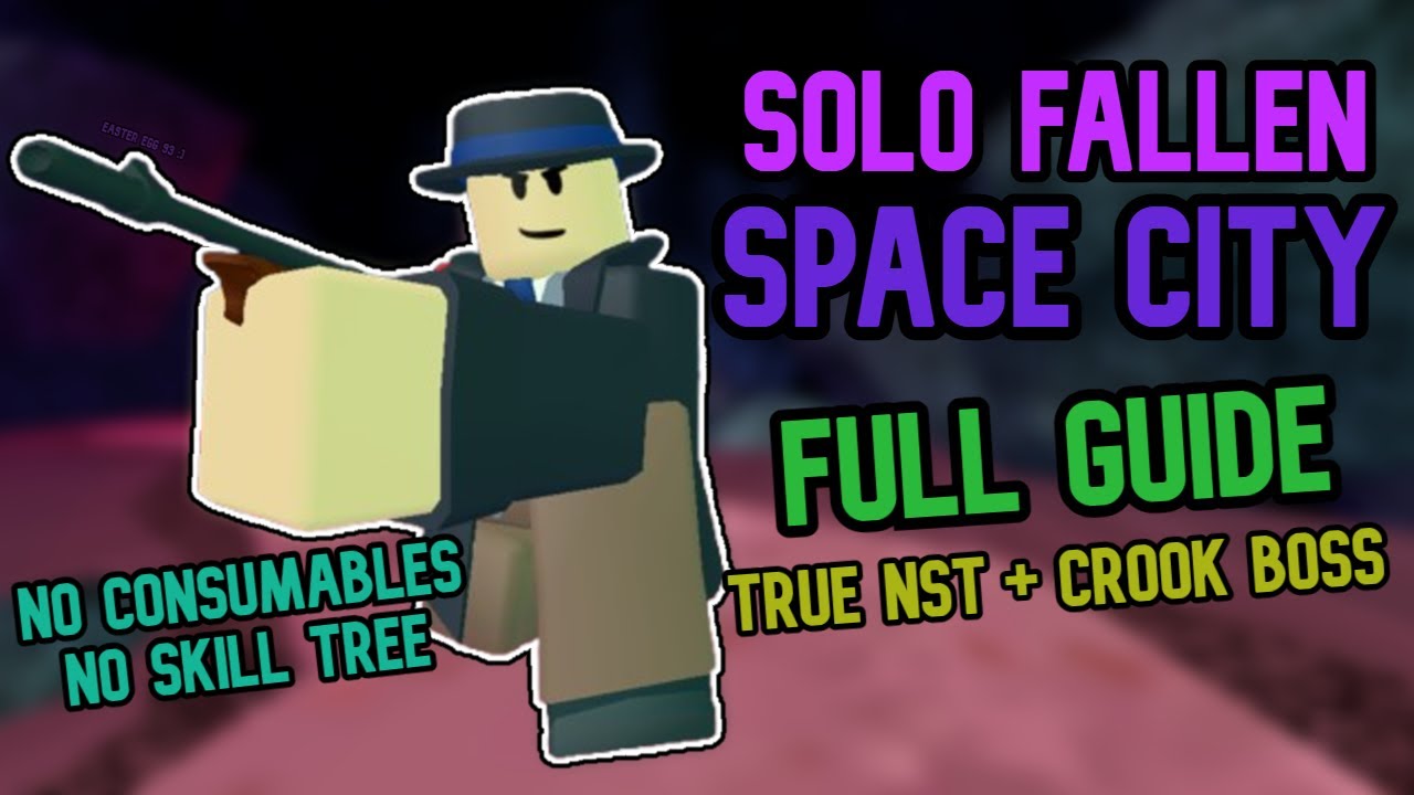 Solo Fallen on Space City with Crook Boss NO SPECIAL TOWERS + Full ...
