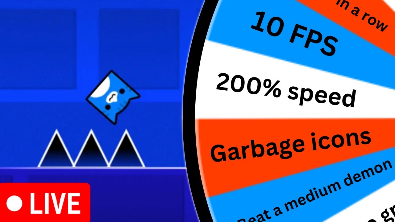 Geometry Dash, But I Spin a Random Wheel If I Die... - YouTube