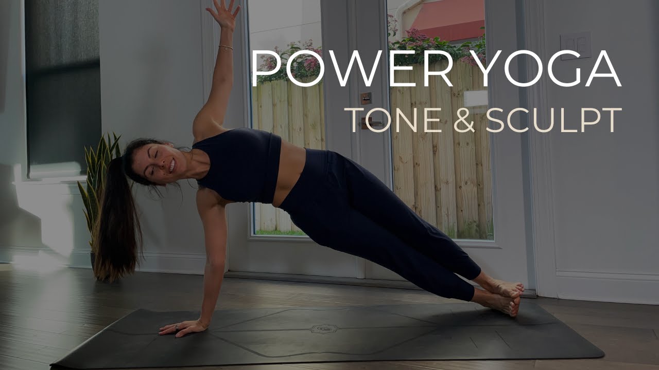 20 Minute Power Yoga: Body Weight Yoga Sculpt - YouTube