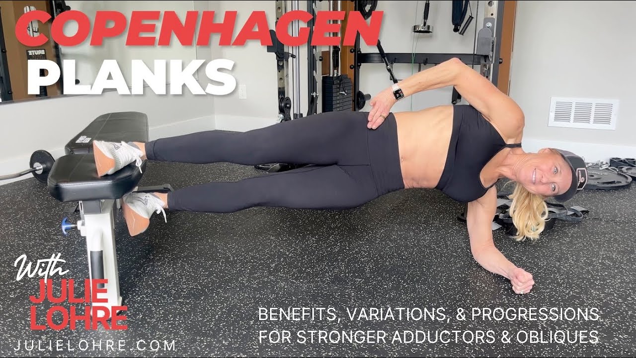 Copenhagen Plank Exercise: At Home Adductor Exercise with NO Equipment ...